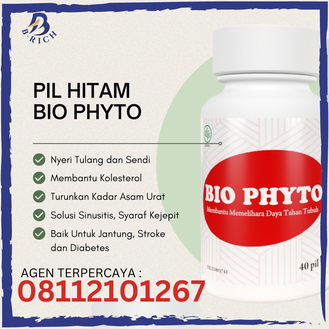 AGEN PIL HITAM BIO PHYTO OBAT NYERI SENDI — 08112101267 | by Emul ...