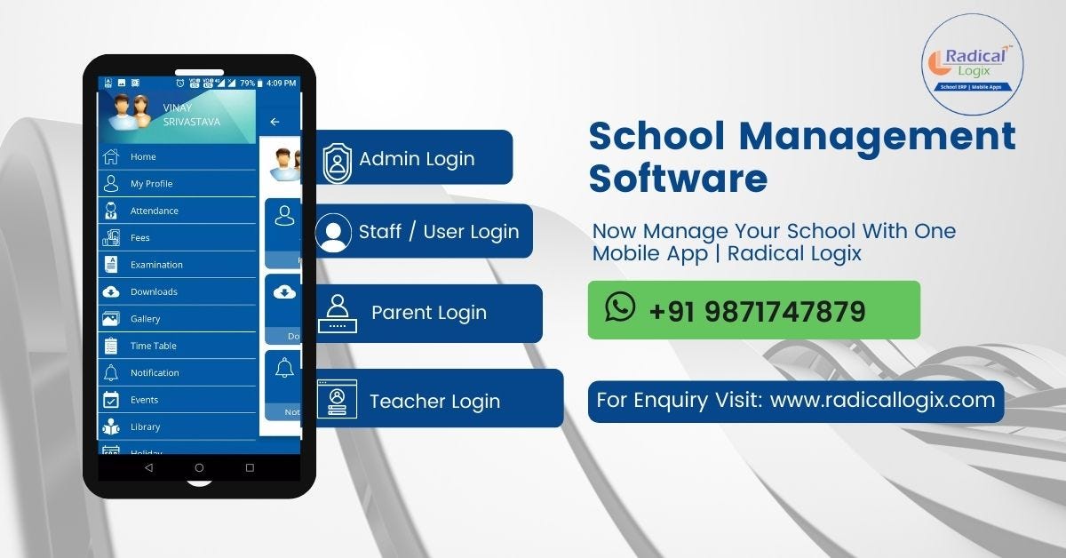 Top Key Features of Mobile Apps That Help to Manage School Properly | by Radical Logix - school ...