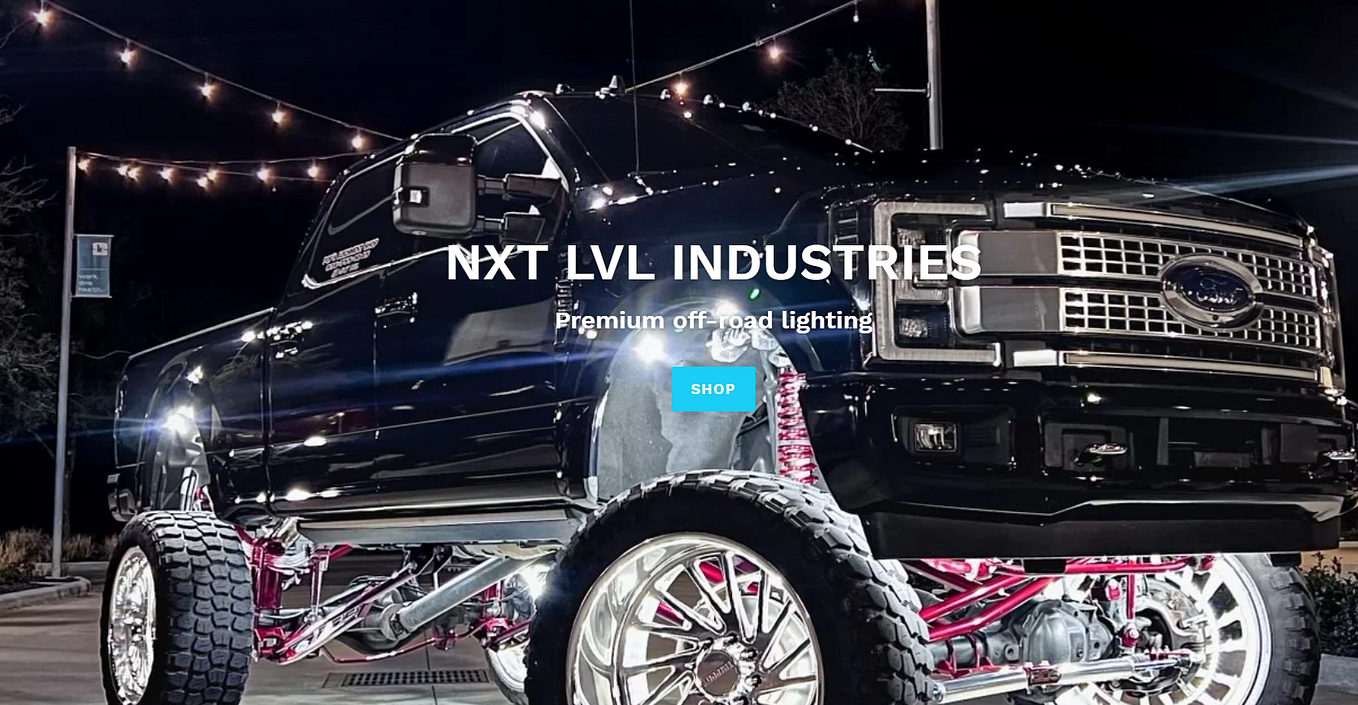 High Intensity Wheel Lights & White Rock Lights for Trucks | NXT LVL ...