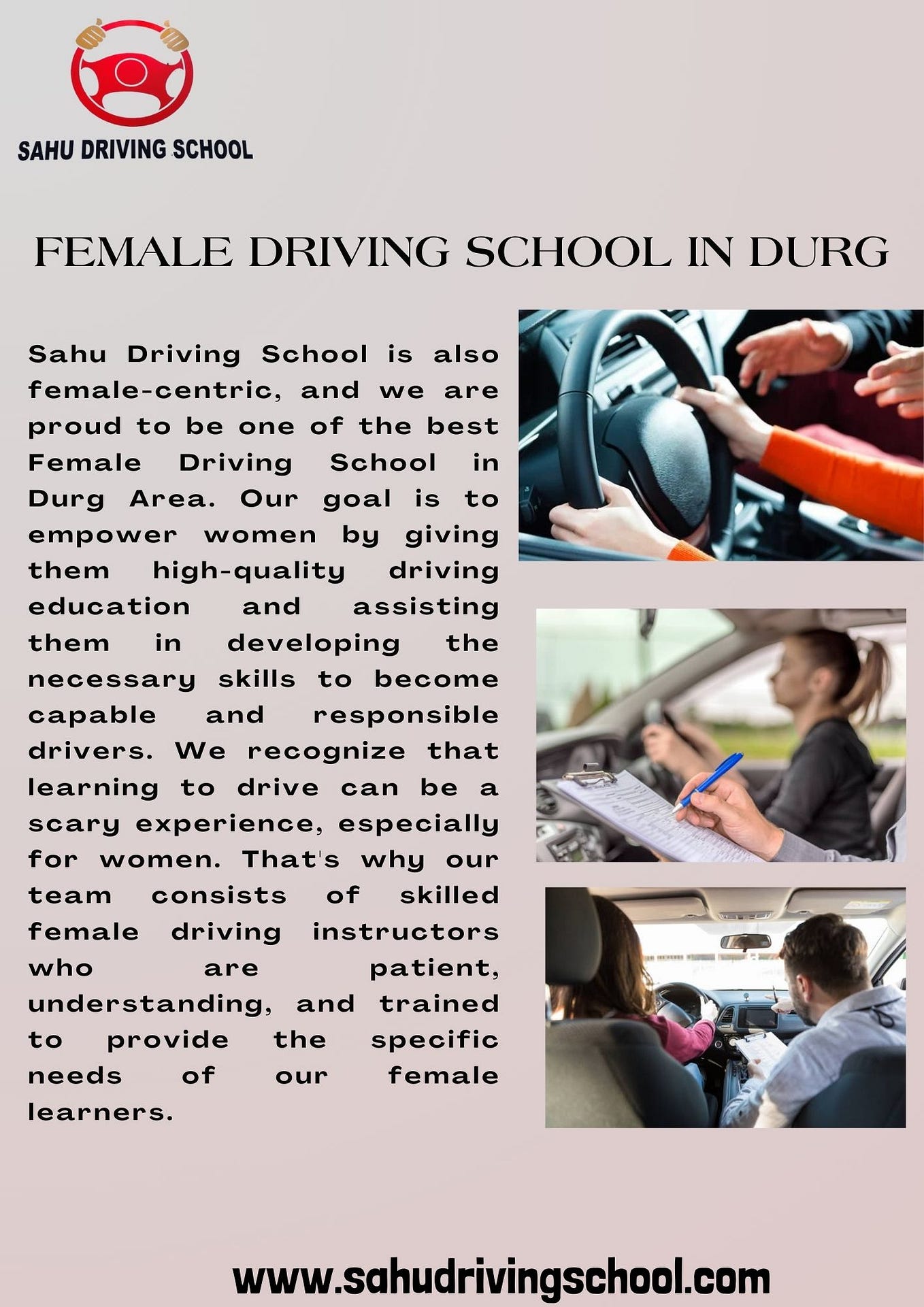 Female Driving School in Durg. Sahu Driving School is also… | by Sahu ...