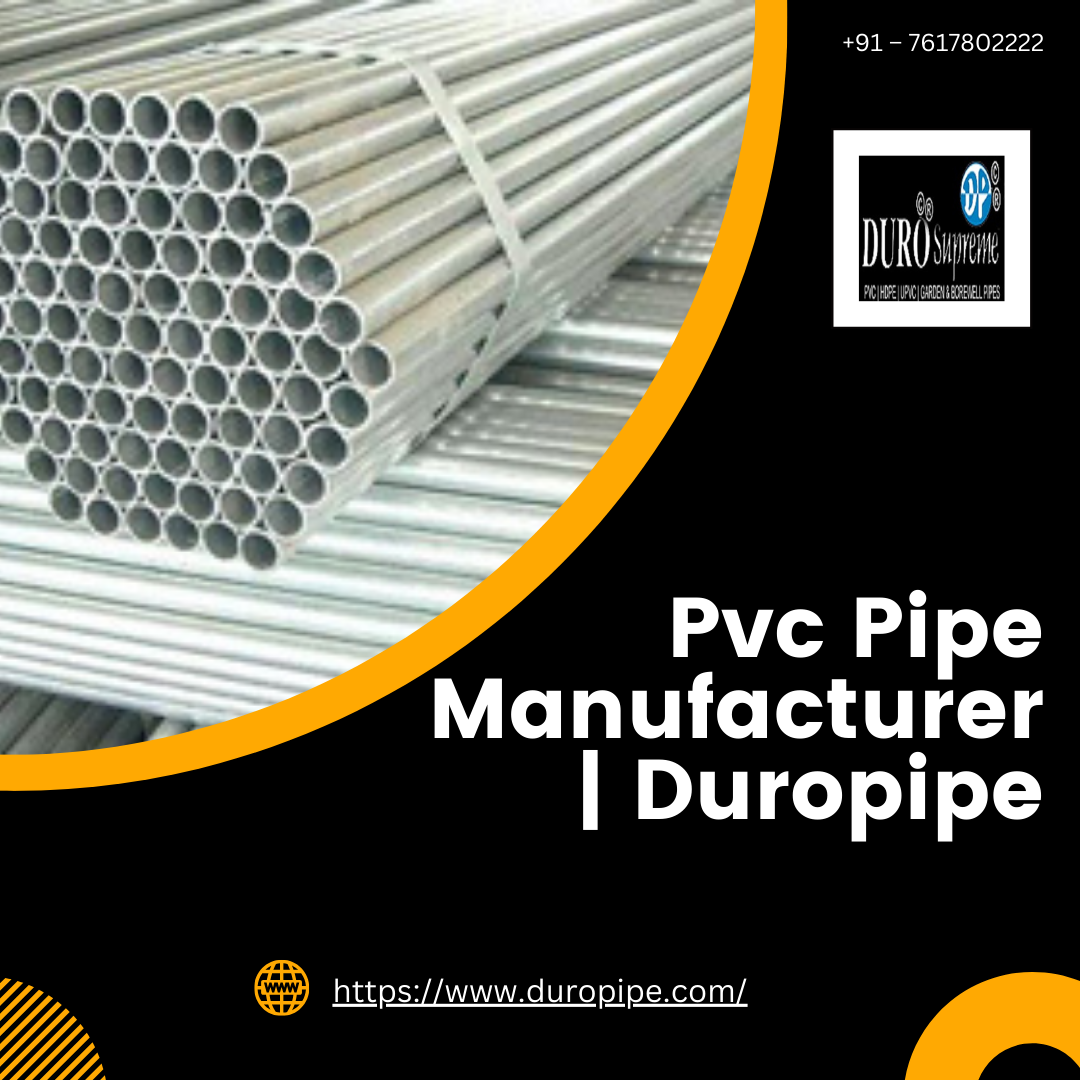 pvc pipe Dealer in Varanasi |Duropipe - Duropipe - Medium