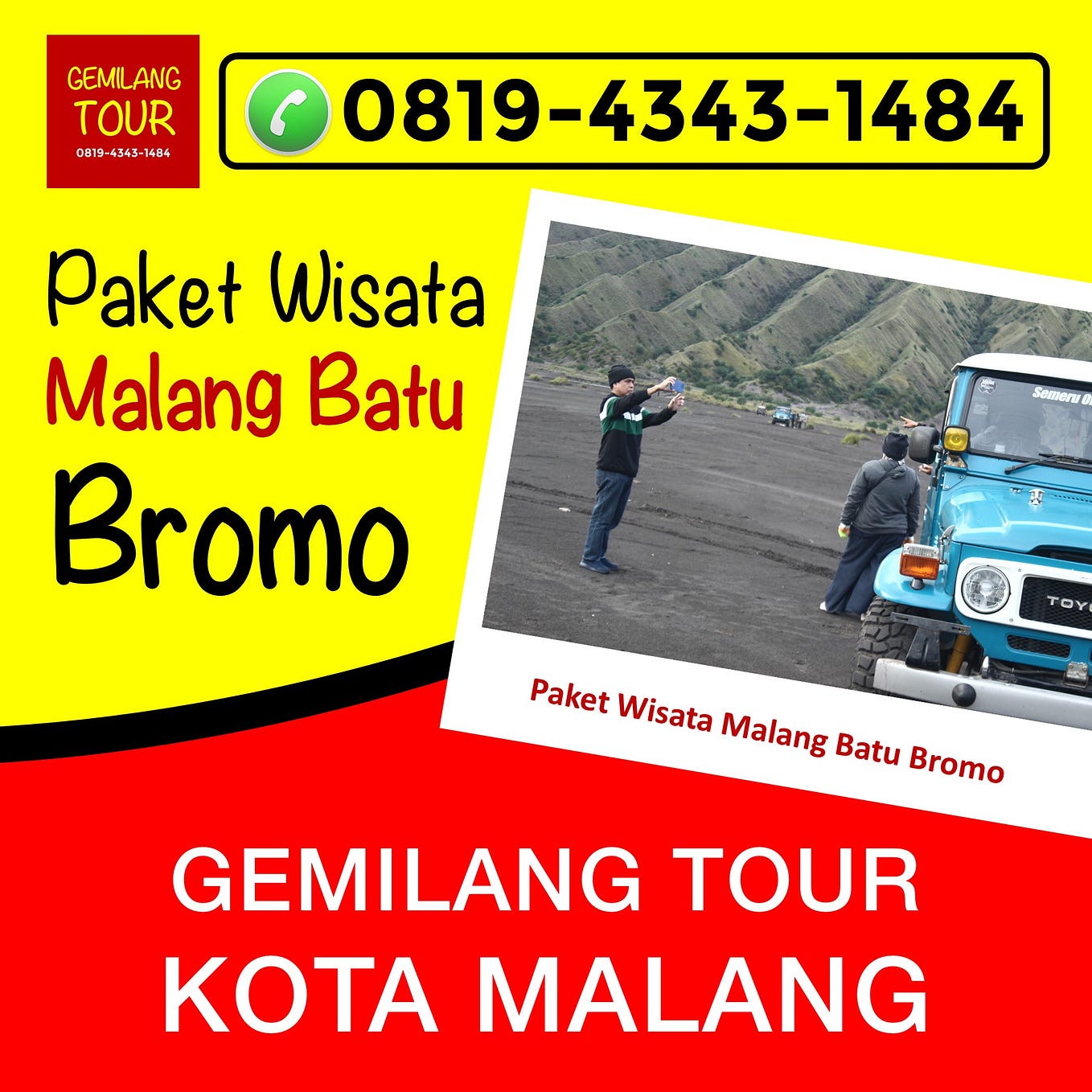 Paket Wisata Bromo Air Terjun Madakaripura 2024, Hub 0819–4343–1484 | by Promo Paket Wisata ...