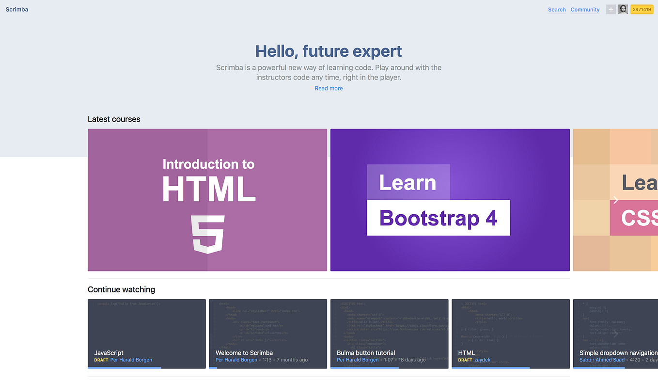How to do interactive coding lectures with Scrimba | by Per Harald Borgen | Scrimba | Medium