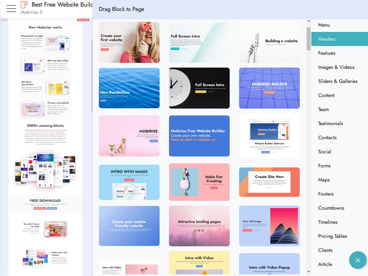 Mobirise Drag and Drop Builder — Form Builder Extension | by mobirise | Medium