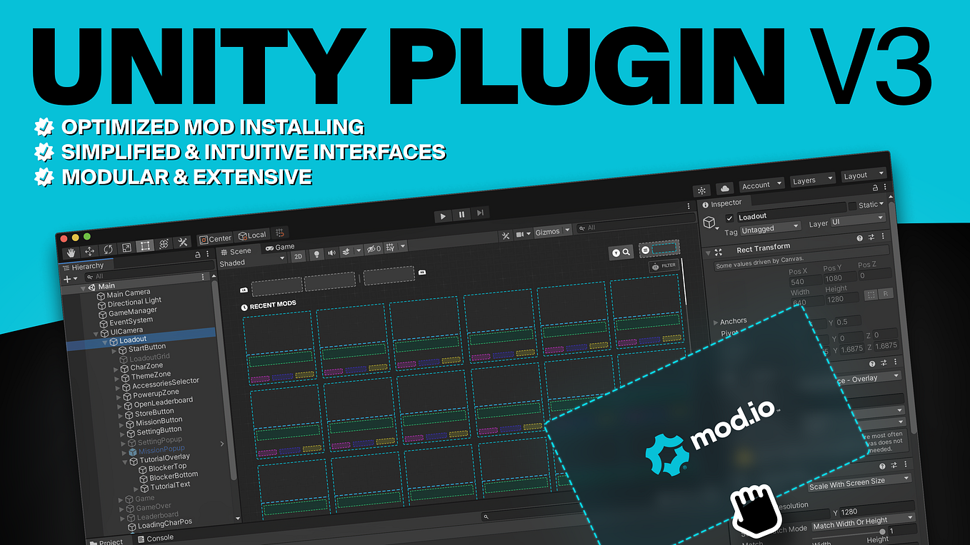 Cross Platform Mods & UGC Available Now | mod.io