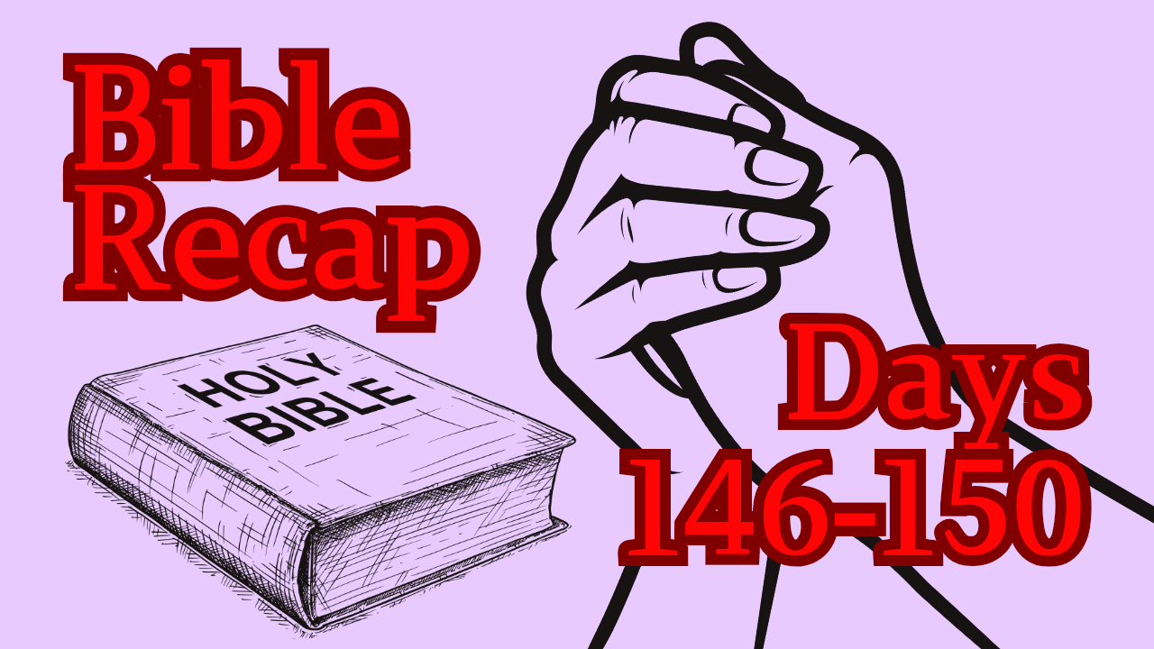 Bible Recap Notes: Days 161-165. What is this? Here is an explanation ...