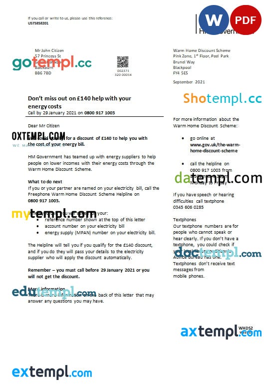 United Kingdom Eon gas and electricity utility bill in Word and PDF ... United Kingdom Eon gas and electricity utility bill in Word and PDF ...