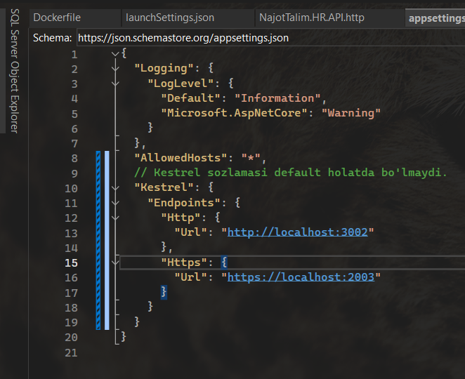 launchSettings.json file haqida. Ushbu file’dagi loyihalar faqatgina… | by Tohirjon | Medium