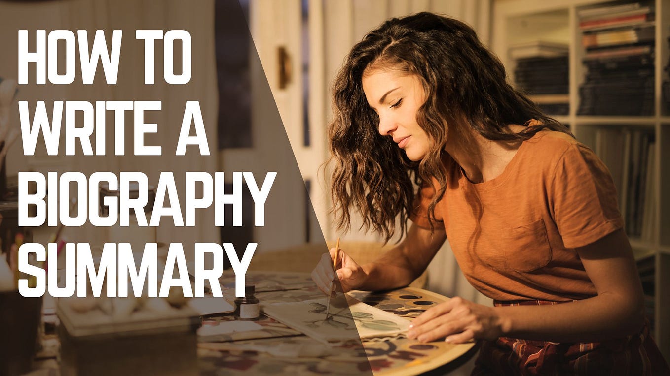 How to Write Biography Sketch. Writing a biography sketch can be fun ...