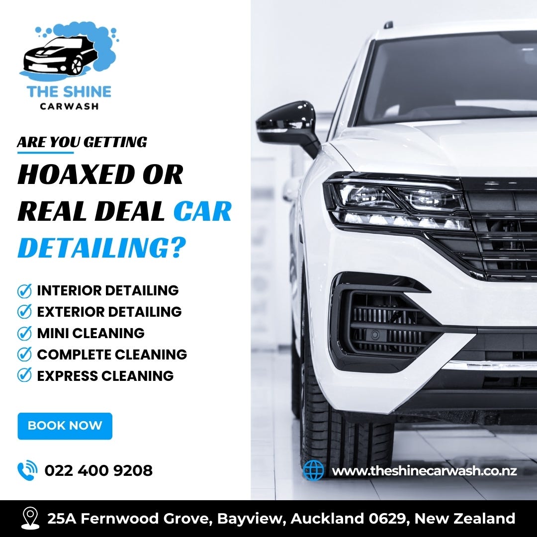 The Shine Car Wash | Interior Car Cleaning Packages | Mobile Car Wash Services - The shine car ...