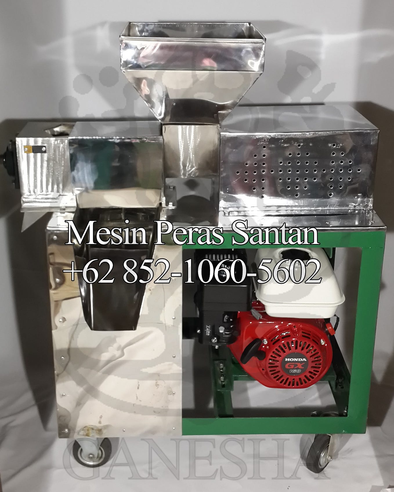 WA +62 852–1060–5602 Supplier Mesin Pemeras Santan Otomatis Ganesha ...