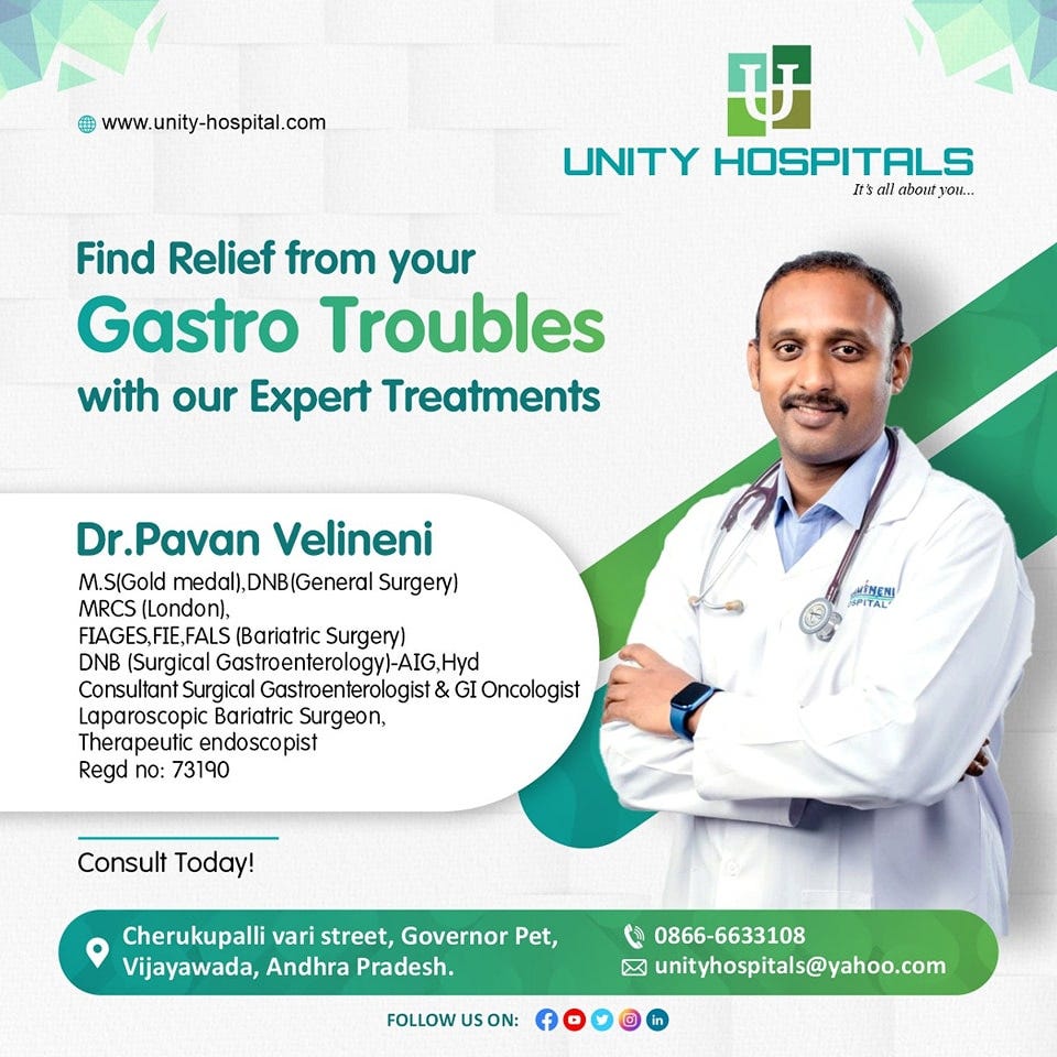 Best Gastro Hospital In vijayawada | Unity Hospitals | by unity ...