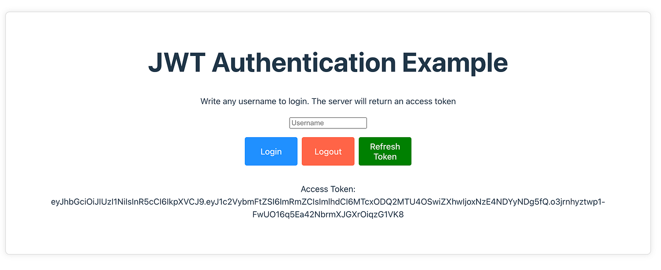 Creating A Jwt Authentication System With Only Refresh Token Using React And Nodejs By