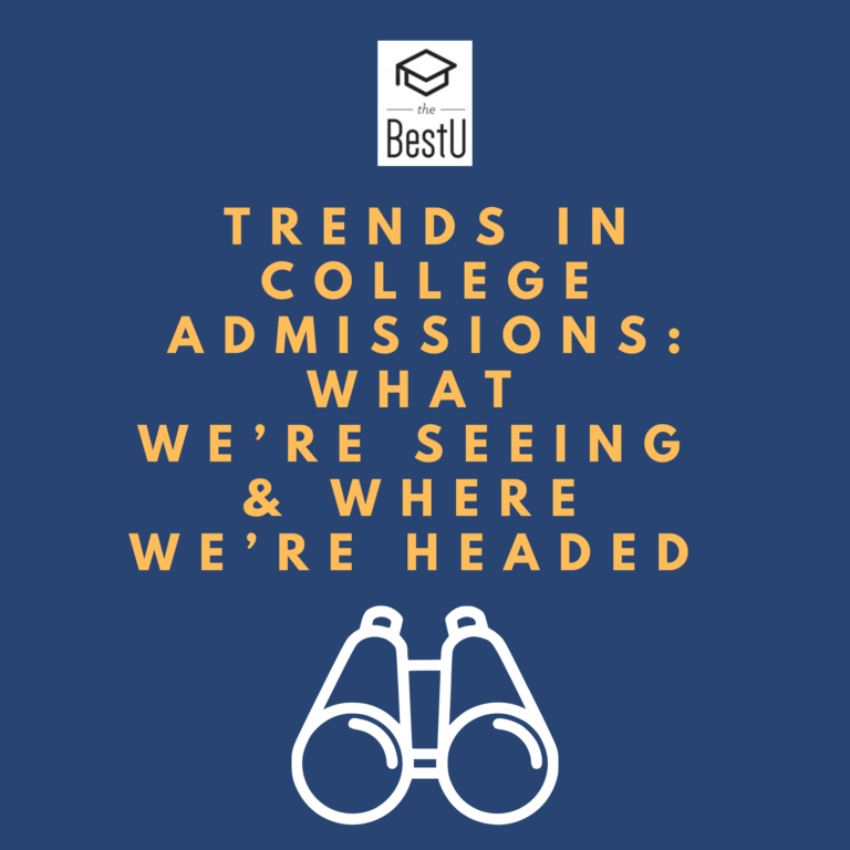 Current Admissions Trends - The Best U College Admissions Consulting ...