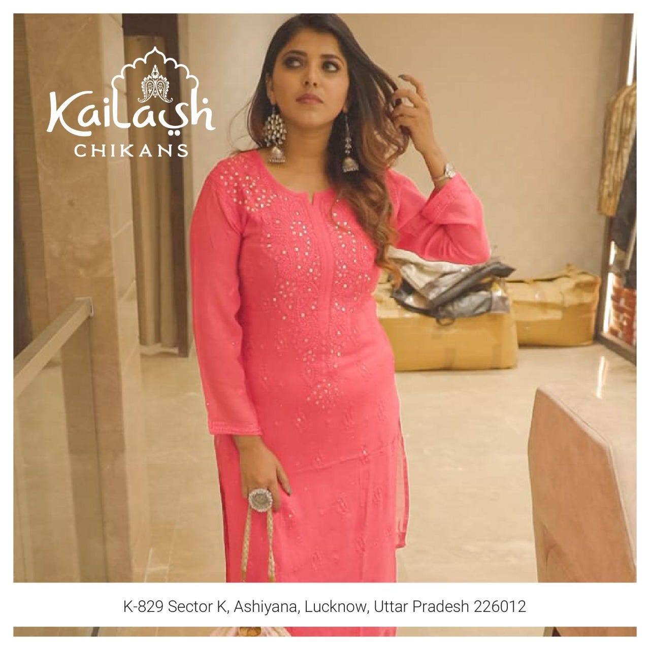 Kailash Chikans Ashiyana | Best Chikankari Showroom in Lucknow | by ...