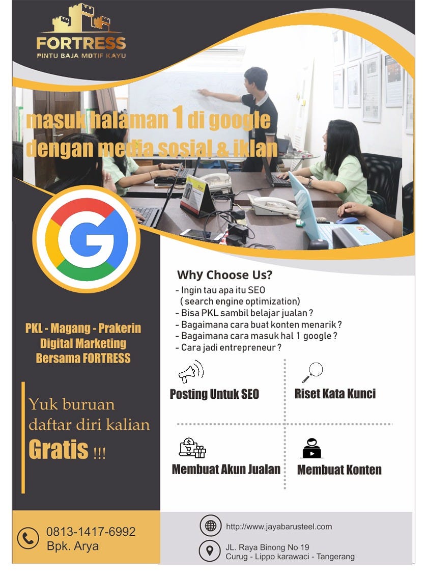 TERBAIK!! Tempat Magang, Tempat Magang Di Jakarta, Tempat Magang Di ...