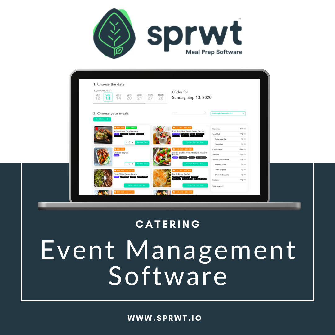Get Online Catering Software From Sprwt - Sprwt - Meal Prep Software | Catering Software - Medium