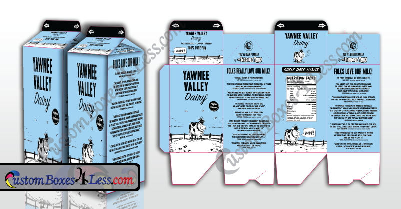 Milk Carton Boxes | Milk Carton | CustomBoxes4Less | by Peter Anderson ...