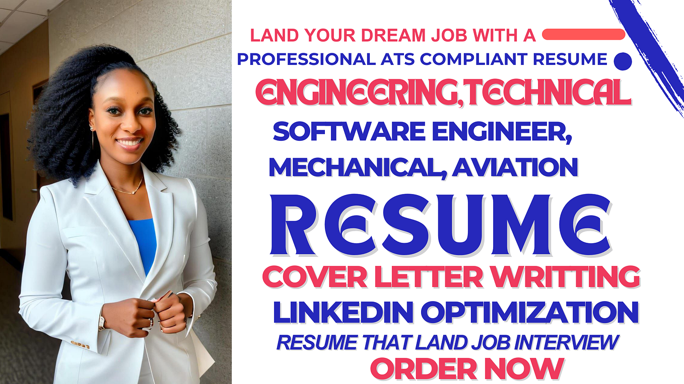 I will write engineering, software engineer, technical, aviation ...