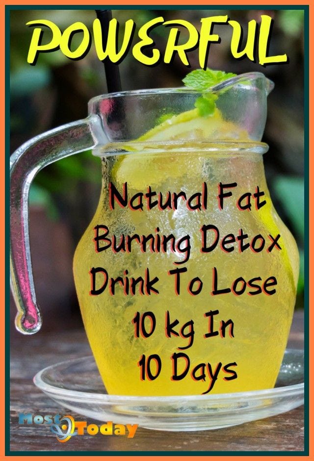 Super Green Detox Drink To Remove All Toxins From Your Body - Weight ...
