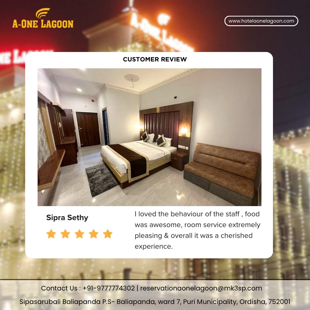 Affordable Luxury at Puri Beach Hotel | Hotel A One Lagoon ...