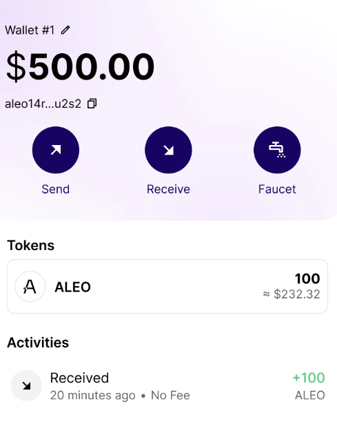Leo wallet for Aleo is available for download | by Cryptoape | Medium