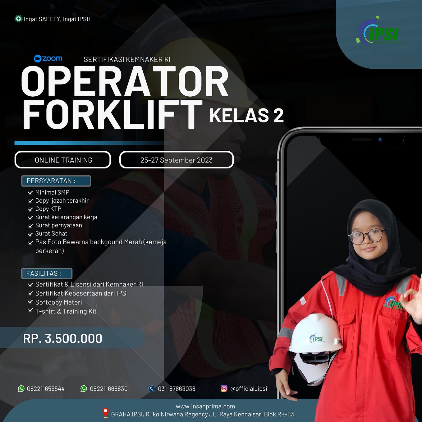 Ahli K3 Kimia TERDEPAN. WA +62 822-1166-8840. PUSAT PELATIHAN K3 KEMNAKER SURABAYA https://wa.me ...