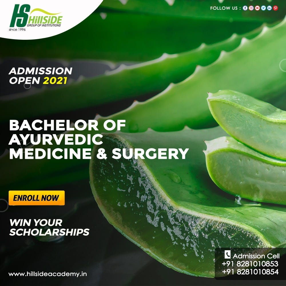 Bachelor of Ayurvedic Medicine BAMS - Hillside Ayurveda College - Medium
