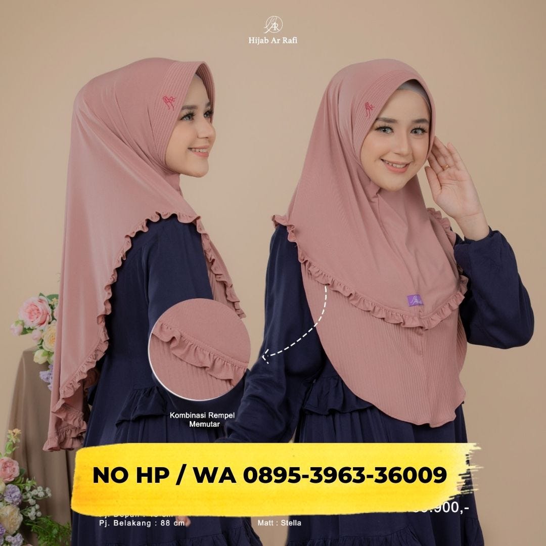 NO HP / WA 0895–3963–36009 Hijab Arrafi Segi Empat Terbaru 2022 ...