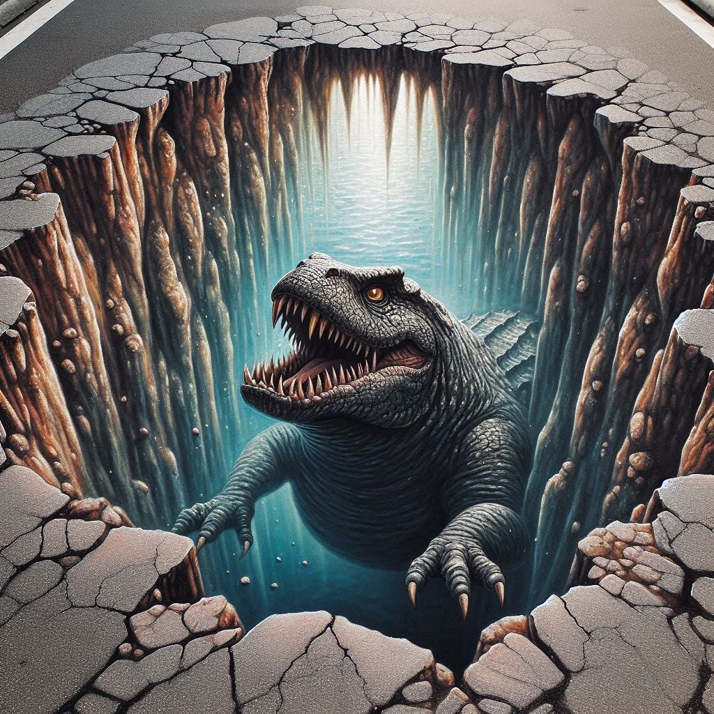 AI Anamorphic Wireframe Geometry: Eye-Popping Depth That Feels Alive | by Michael Hadwen | AI ...