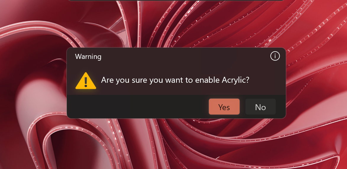 Taskbar flyout for Windows 11 - The Cube - Medium