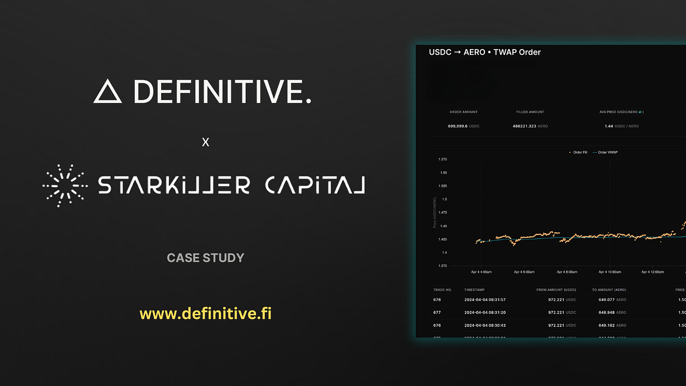 Introducing Definitive. The most advanced DeFi yield and… | by ...