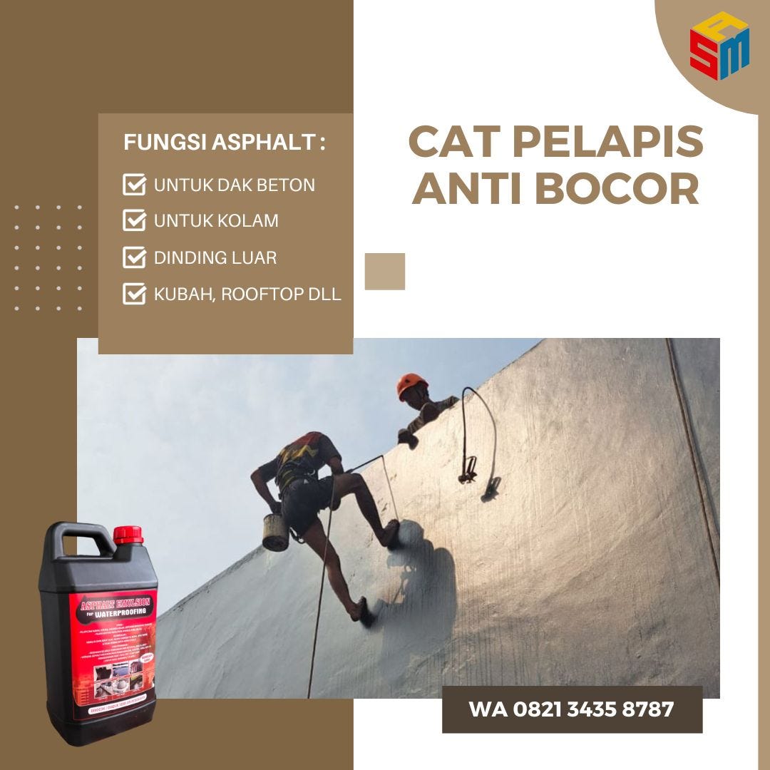 ASPAL CAIR CAT PELAPIS ANTI BOCOR YANG TERBAIK UNTUK DINDING LUAR | by ...
