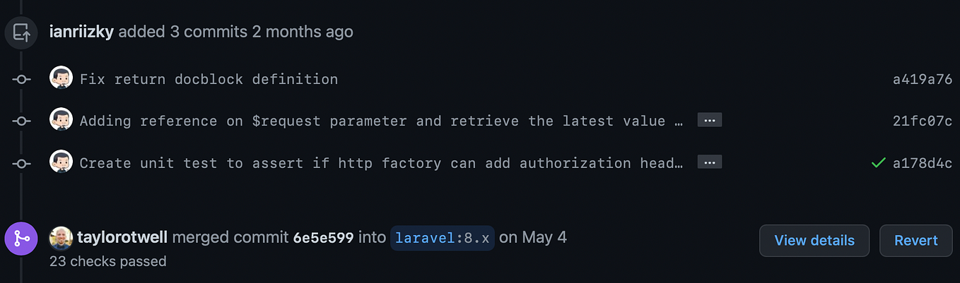 My First Pull Request to Laravel Framework — Part 2 | by NgodingBang | Medium