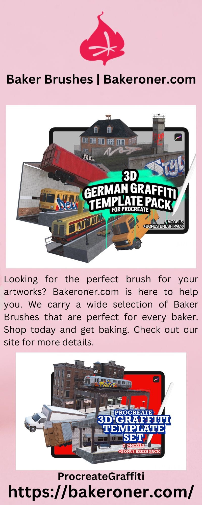 Baker Brushes | Bakeroner.com - Procreate Graffiti - Medium