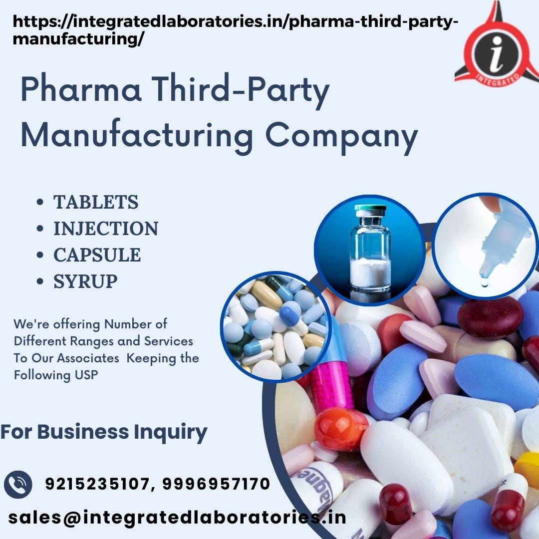 Learn More About the Best Third Party Pharma Manufacturing In India - Integrated Laboratories ...