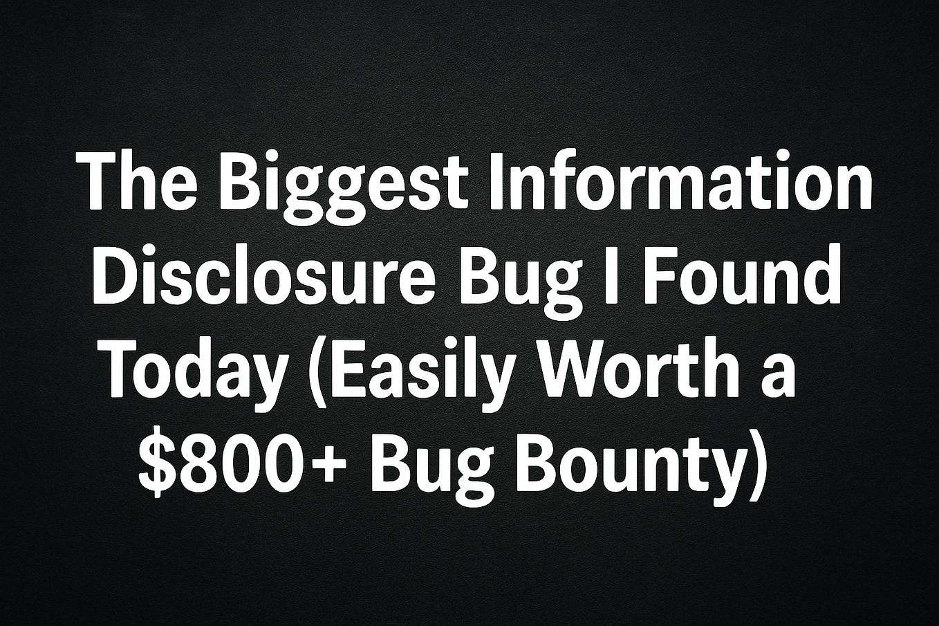 How to Get Started in Bug Bounty Hunting: A Comprehensive Beginner’s Guide | by Subh Dhungana ...