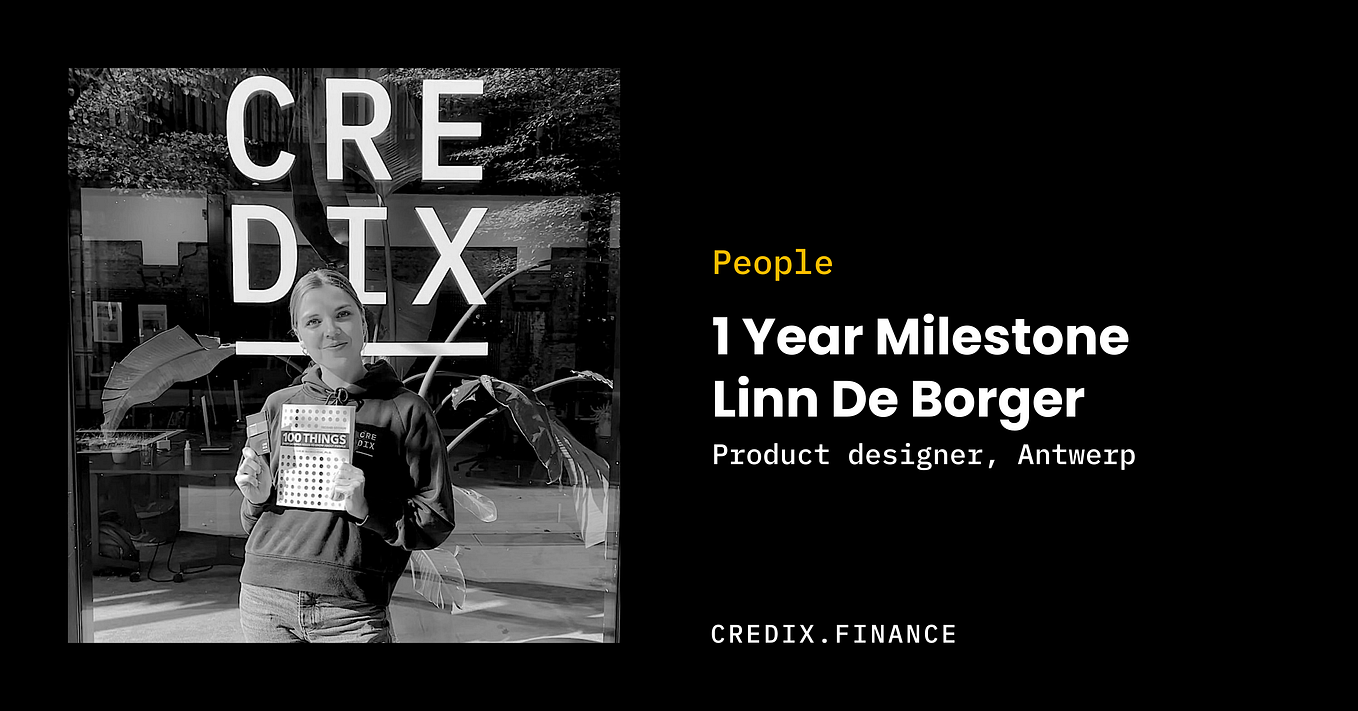 Inside Credix — Alex’s 1 Year Milestone | by Antonia Glice | Credix ...