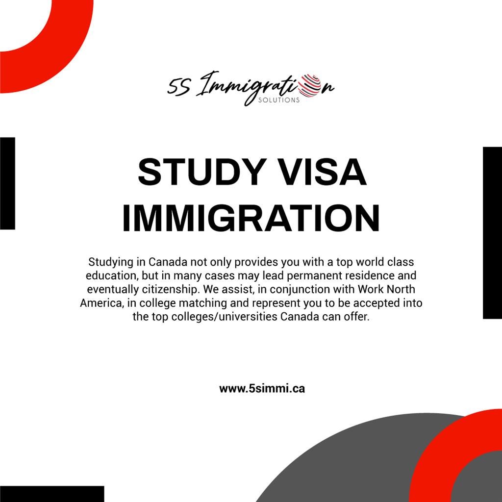 Study in Canada - 5S Immigration Solution - Medium