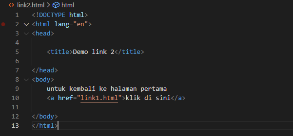 2. selanjutnya buatlah kode seperi di bawah ini: 3. jika sudah cek ...