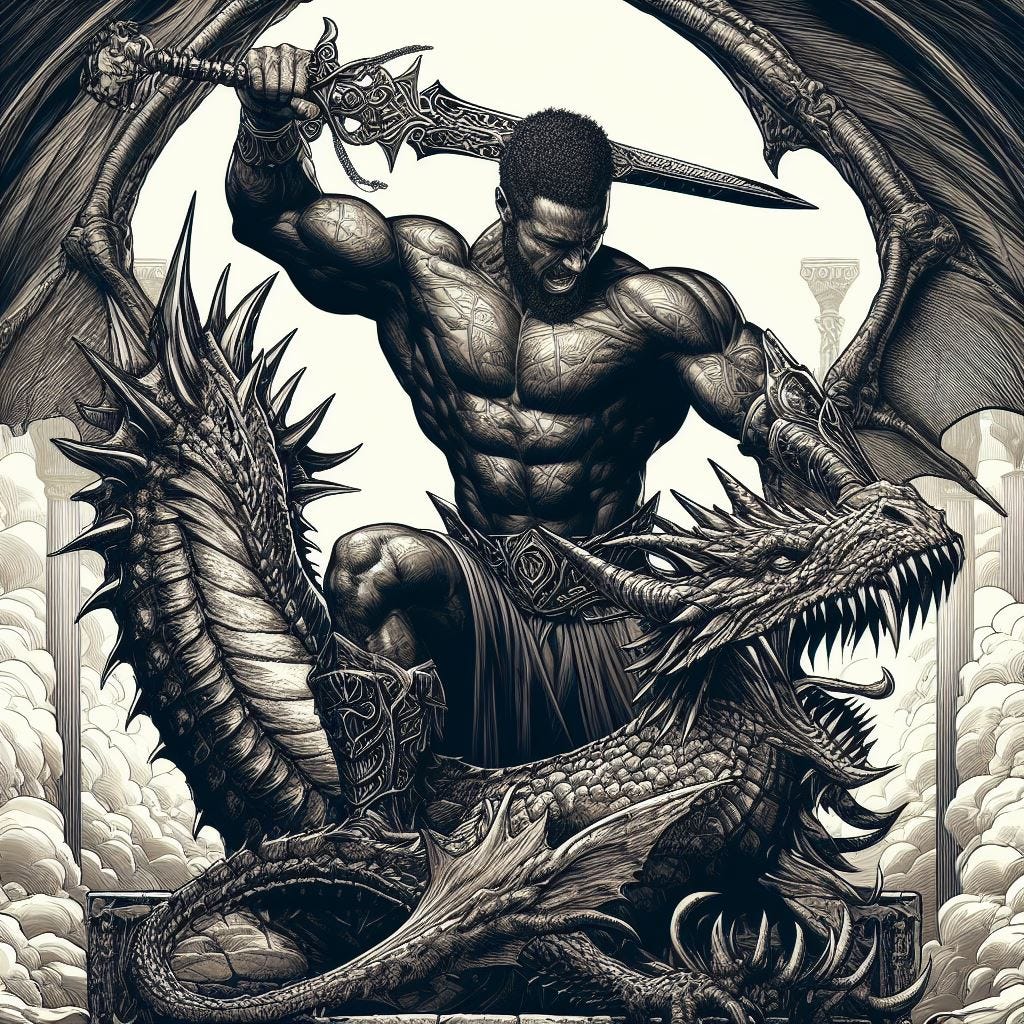 Day 9 with AI: The Dragon Queen. I used AI to imagine what the Dragon ...