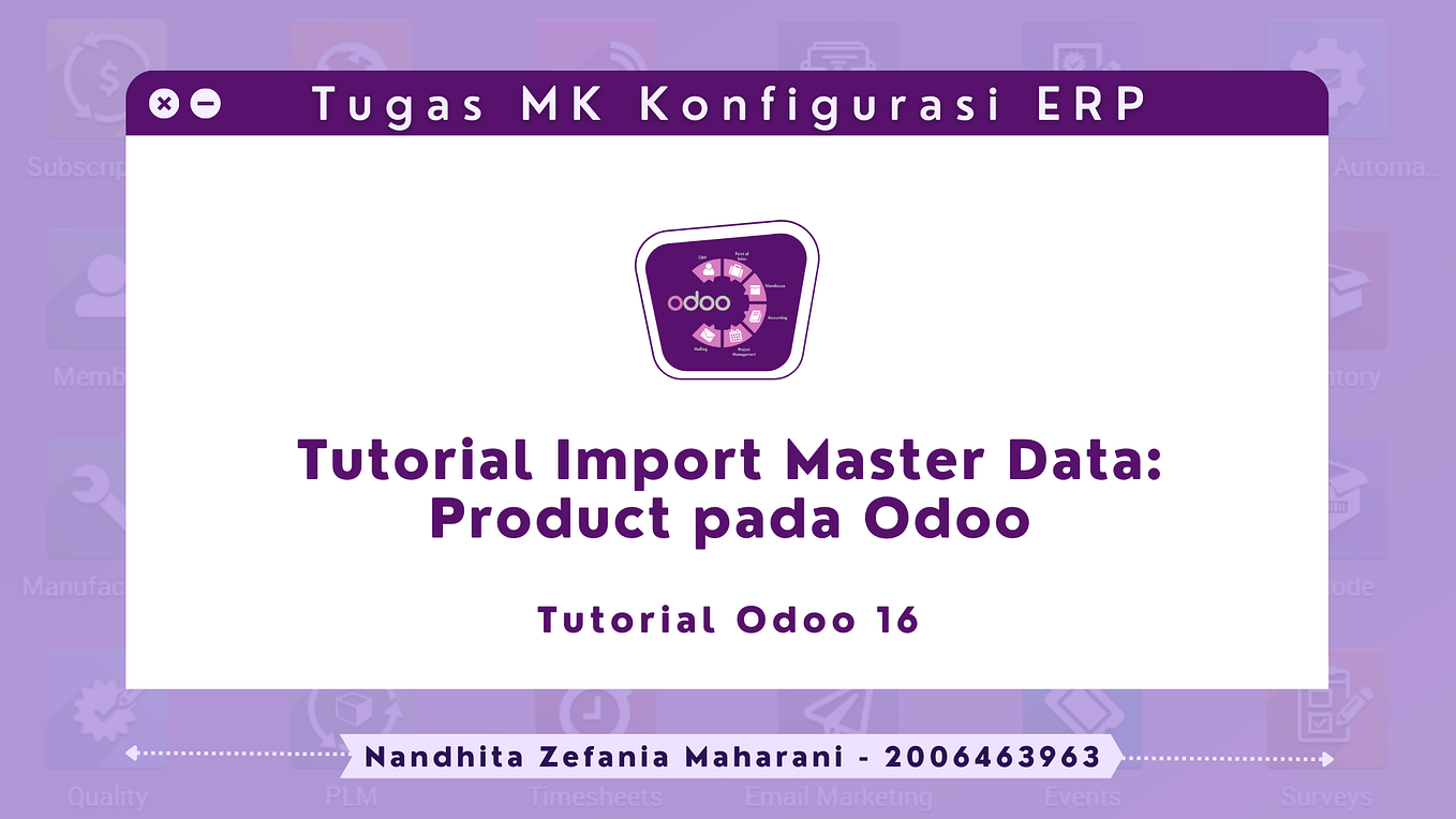 [Odoo 16] Tutorial Membuat dan Konfigurasi Website pada Odoo | by Nandhita Zefania Maharani | Medium