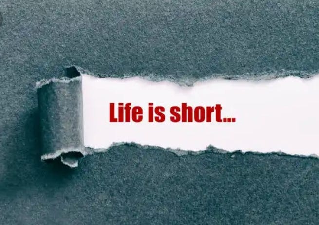 LIFE IS SHORT - Victor Kolade Adejugbagbe - Medium