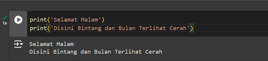LAPORAN PRAKTIKUM UTS 1. Inisialisasi Variabel python Copy code | by ...