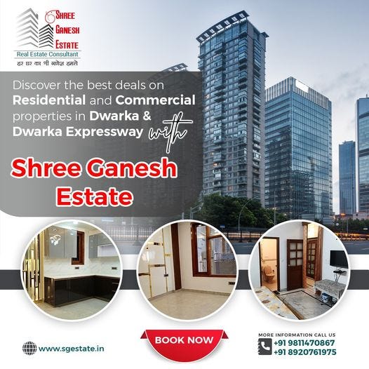Luxury Apartments in Dwarka Expressway Gurugram by Shree Ganesh Estate | by SG Estate (Shree ...