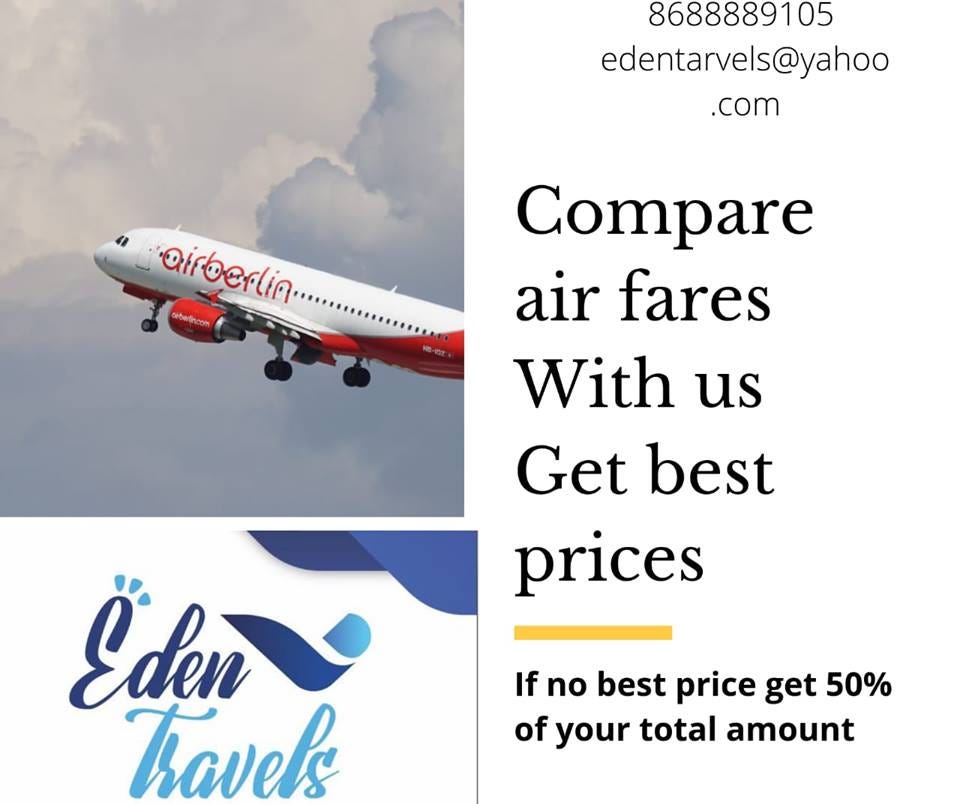 EDEN TRAVEL. Get Best Fares on Flight Bookings only… | by eden travels ...