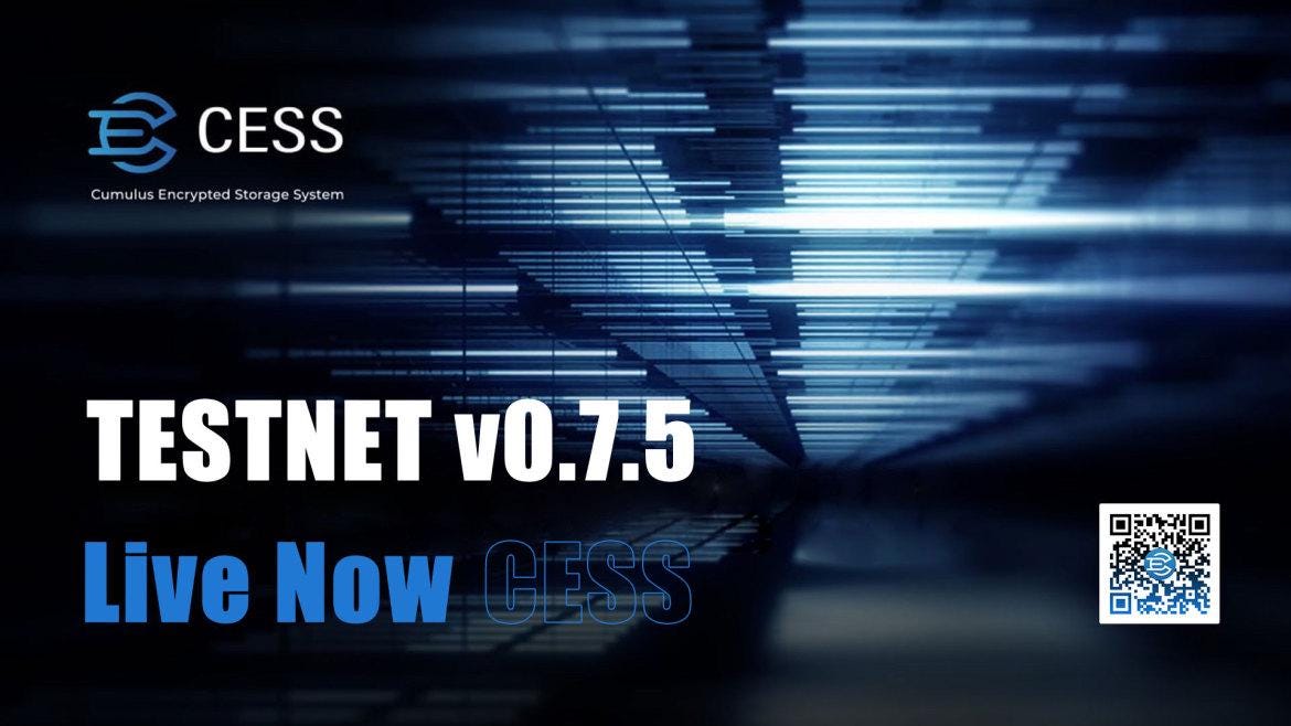Cumulus Encrypted Storage System (CESS) Testnet v0.7.4 Will Launch on ...