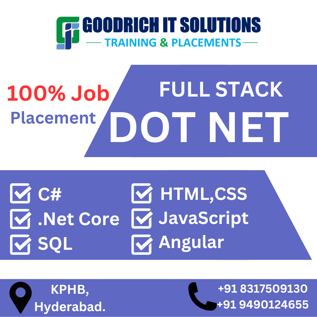 The Best Dot Net Training In Hyderabad | GoodRich IT Solutions ...