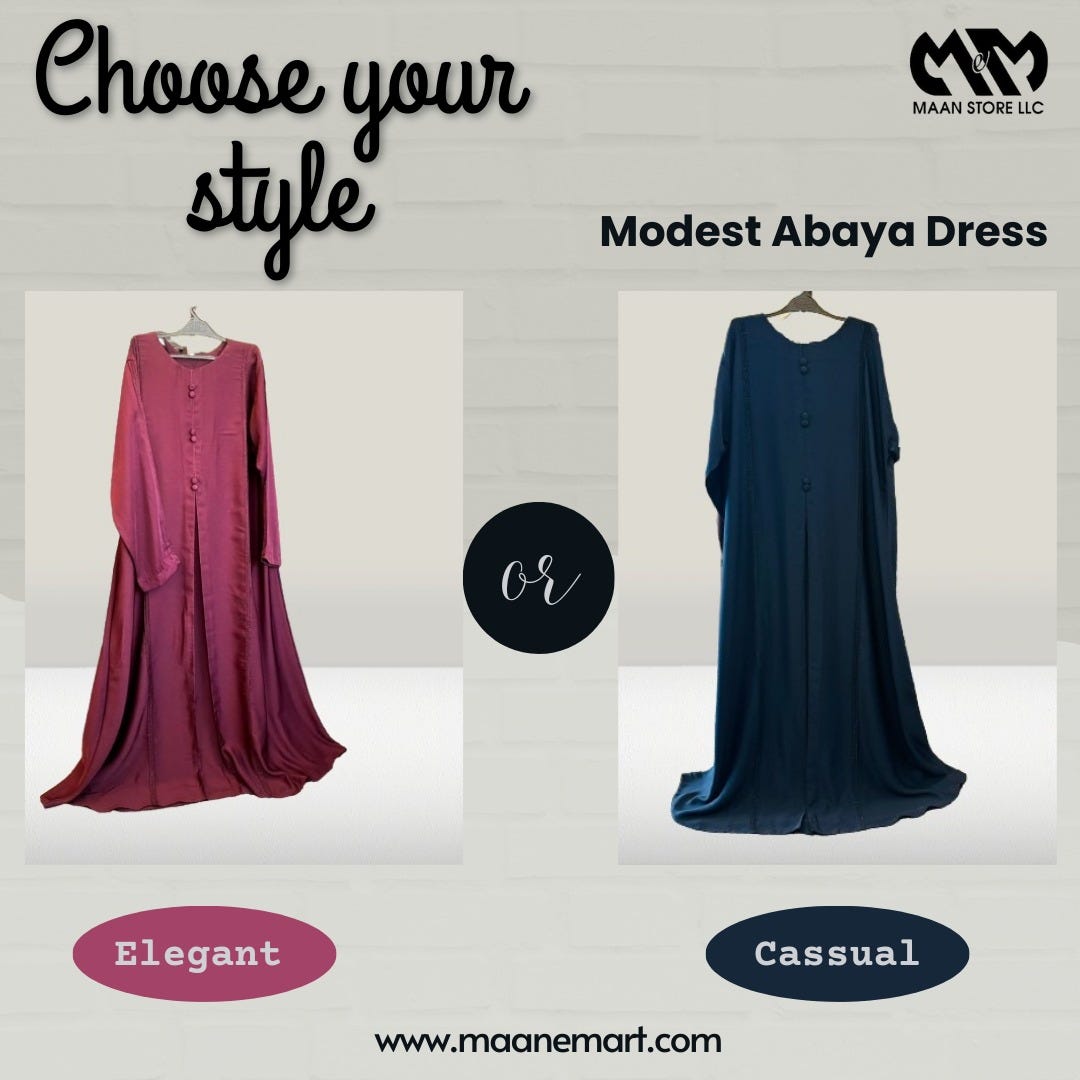 Rhinestone Nada Abaya Dress - Maan Store LLC - Medium