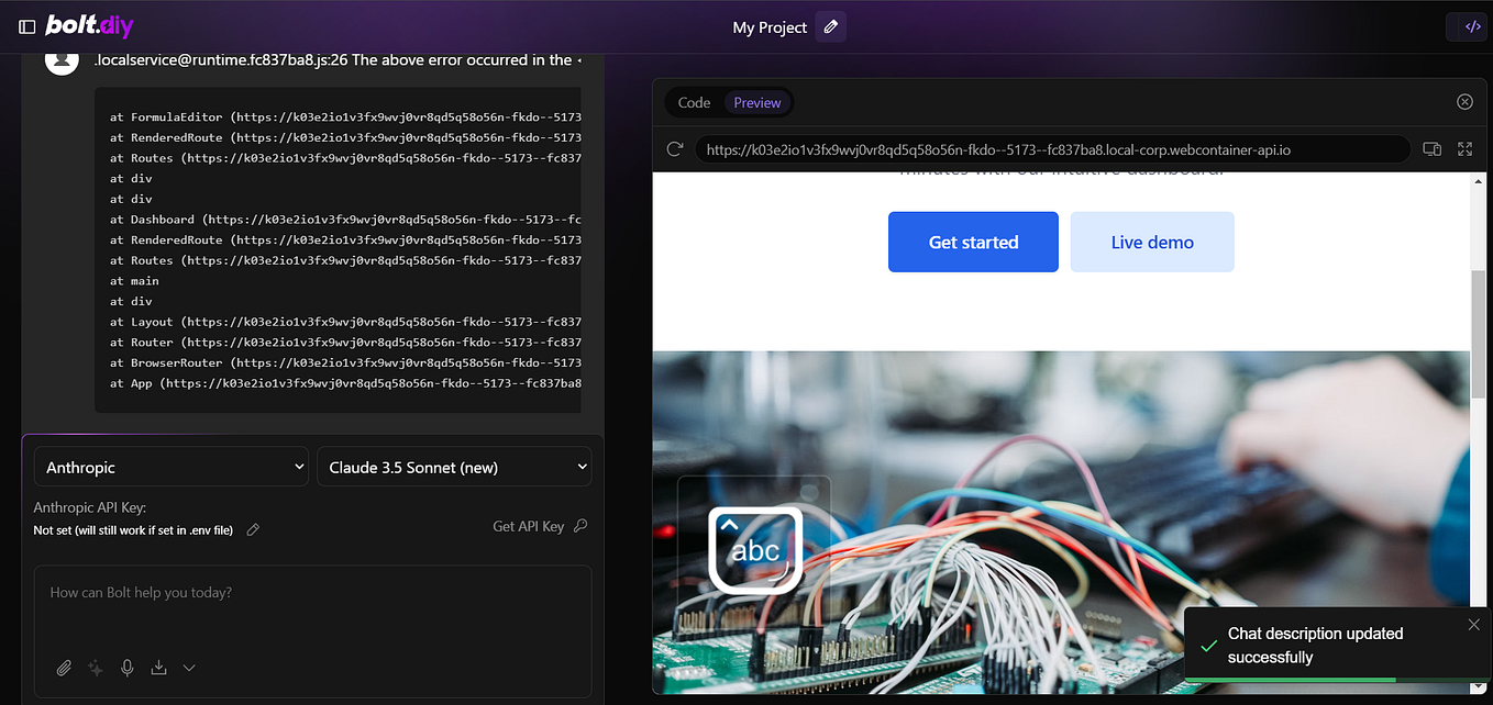 How to Use Bolt.new for FREE with Local LLMs (And NO Rate Limits) | by Money Tent | Medium
